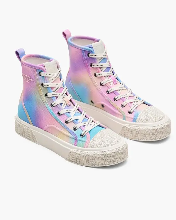 Marc Jacobs The Airbrush Canvas High Top Sneaker