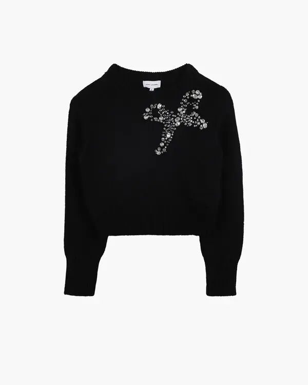 Marc Jacobs The Gem Bow Sweater In Size