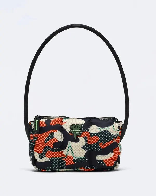 Marc Jacobs Camo Puffy Nylon Shoulder Bag