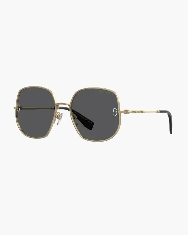 Marc Jacobs Pave J Marc Sunglasses - Gold