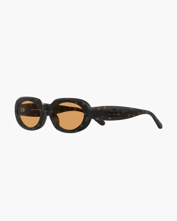 Marc Jacobs The Oval Sunglasses - Havana
