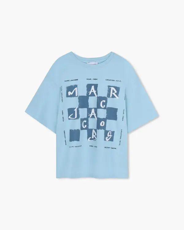 Marc Jacobs The Checkerboard Logo T-shirt In Size