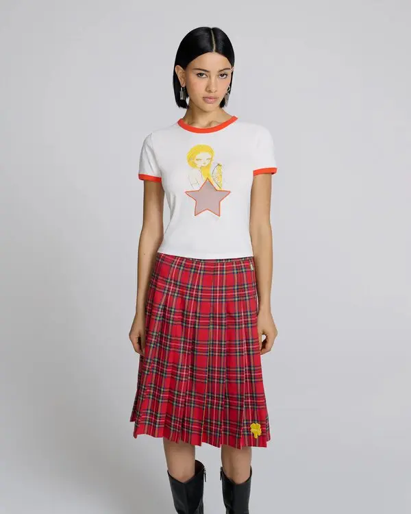 Marc Jacobs Star Mesh Baby Tee