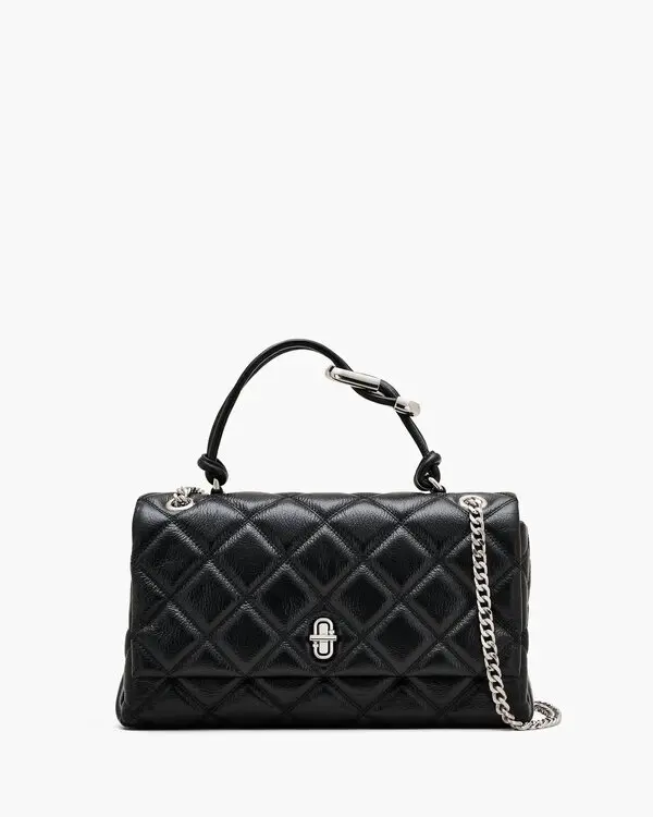 Marc Jacobs The Quilted Dual Convertible Shoulder Bag - Black