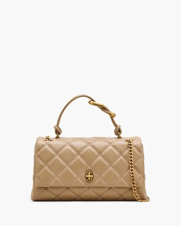 Marc Jacobs Quilted Dual Convertible Shoulder Bag - Camel