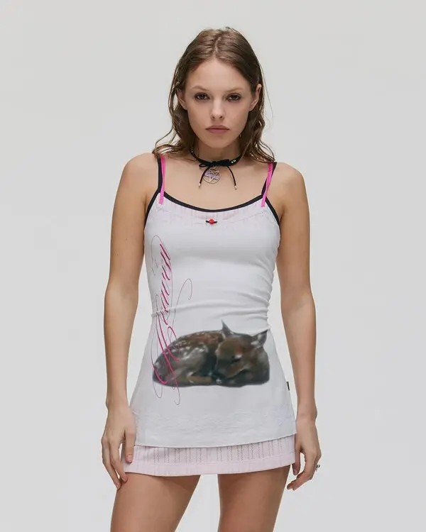 Marc Jacobs Pointelle Layered Tank Dress In Size