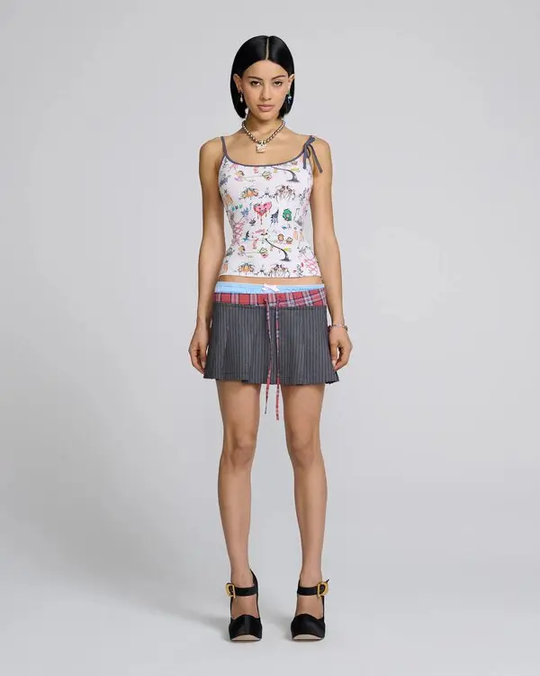 Marc Jacobs Pleated Boxer Skirt In Size