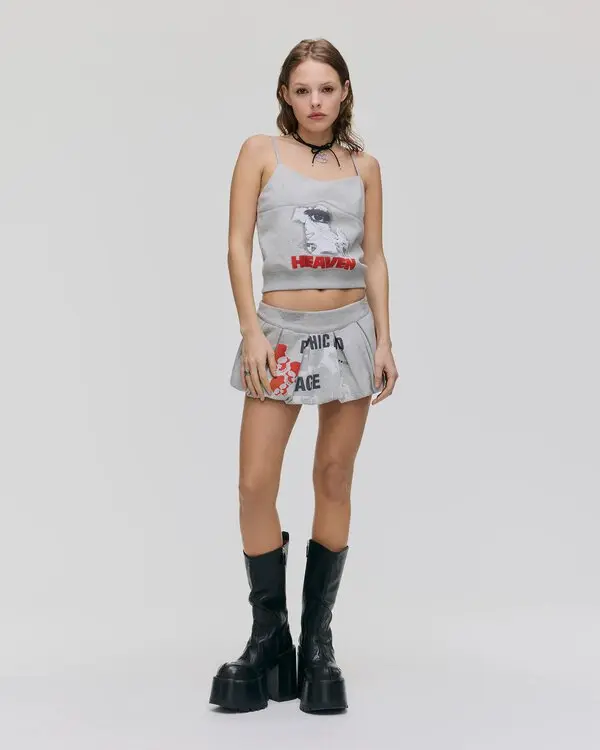 Marc Jacobs Rage Puffy Fleece Bubble Skirt