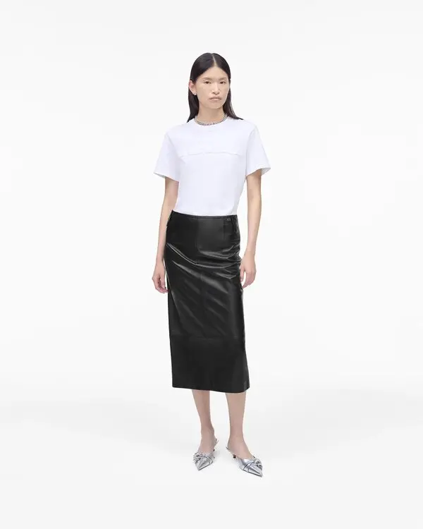 Marc Jacobs Leather Slim Skirt