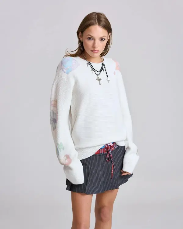 Marc Jacobs Heaven Characters Sweater In Size