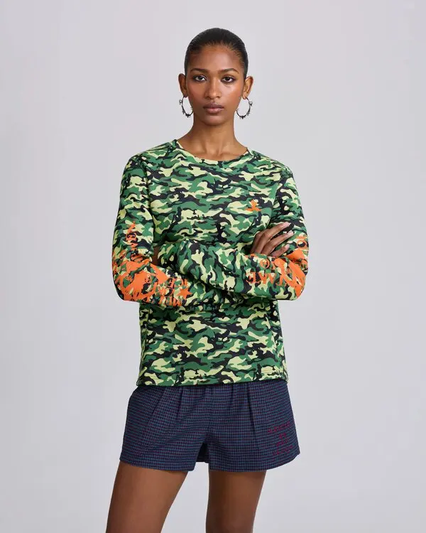 Marc Jacobs Ice Studios Camo Thermal Top