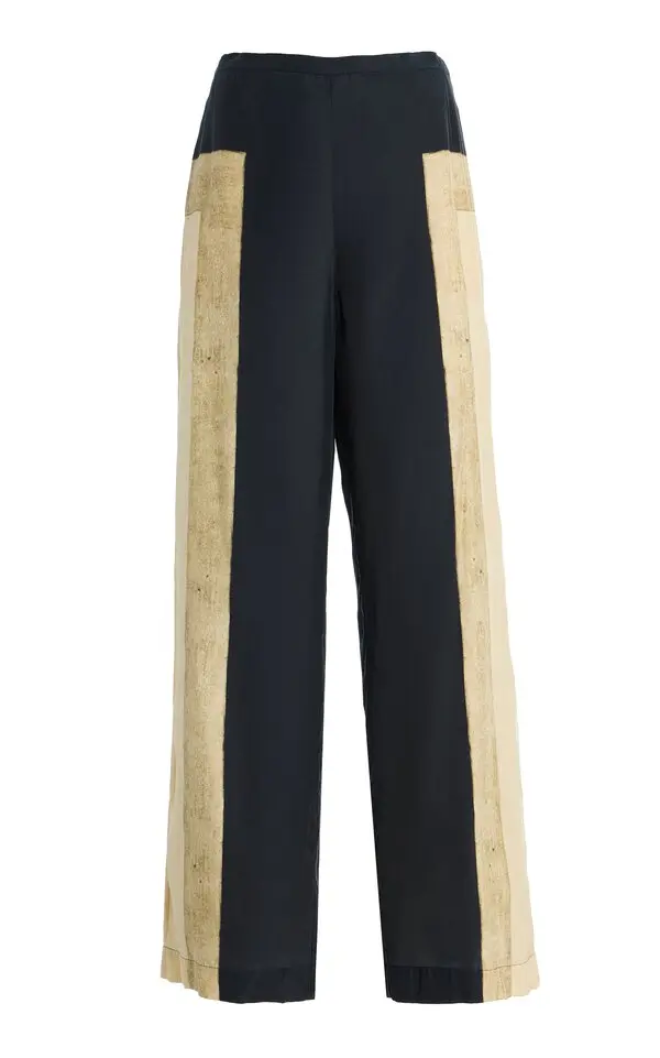 SIR. Sona Silk Straight-leg Pants