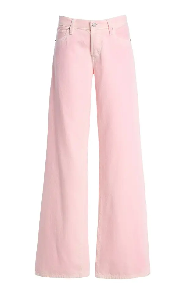 FRAME Rigid Flared-leg Jeans - Pink