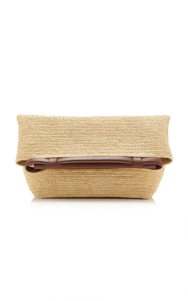 Janessa Leoné Auden Small Raffia Bag