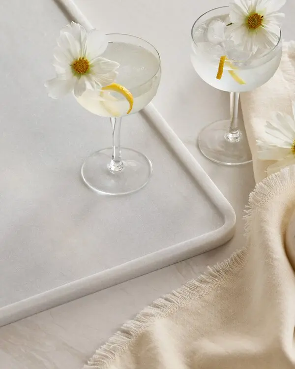 Quince Marble Rectangular Tray