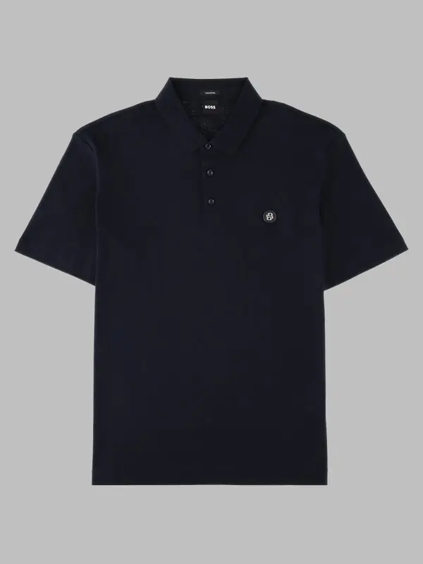 BOSS Logo Badge Short Sleeve Polo Shirt