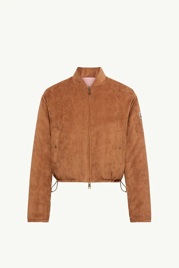 Moncler Blageon Corduroy Reversible Down Jacket