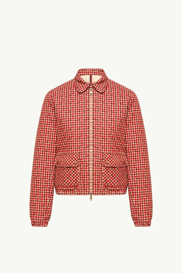 Moncler Lanset Velvet Down Shirt Jacket