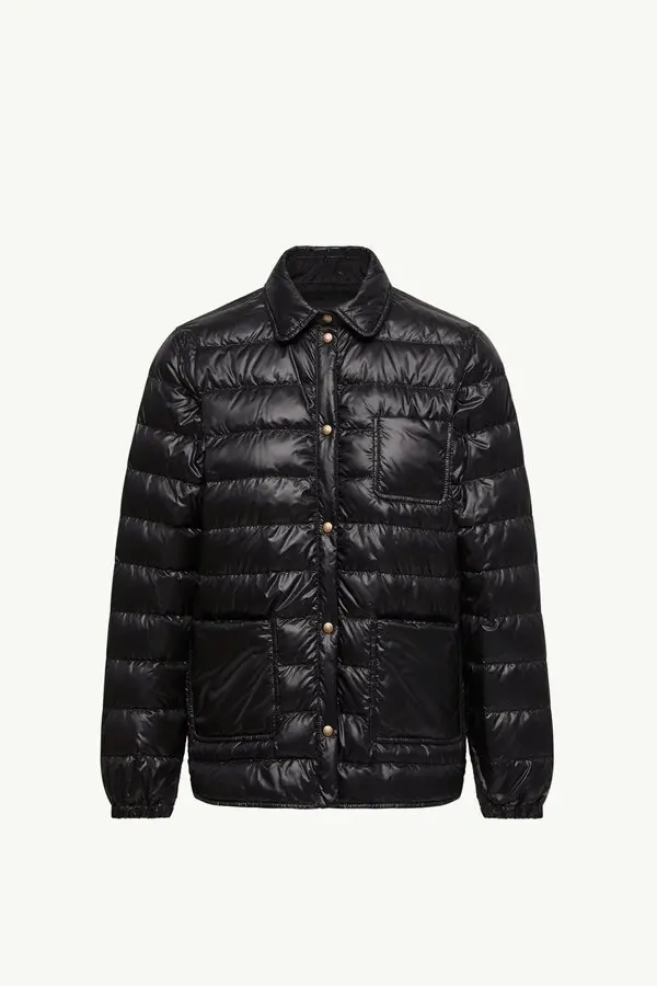 Moncler Fouine Down Shirt Jacket - Black