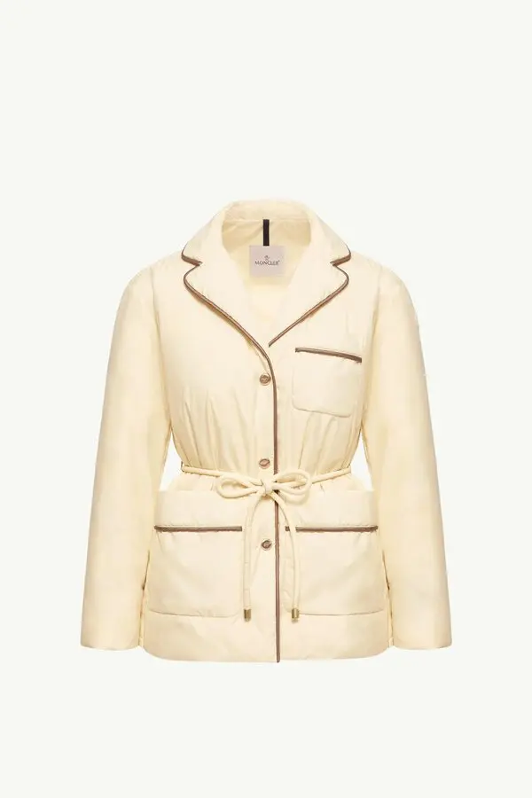 Moncler Tieche Belted Mid-length Down Jacket
