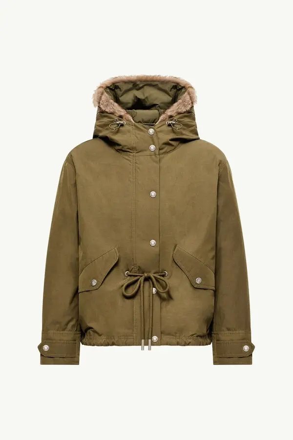 Moncler Effraie 3-in-1 Shearling Trimmed Down Parka