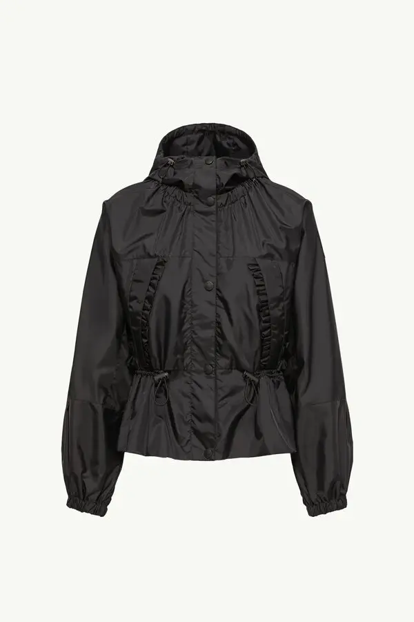 Moncler Imaginaire Canvas Short Parka - Black