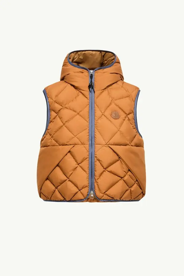 Moncler Armella Hooded Diamond-quilted Down Vest