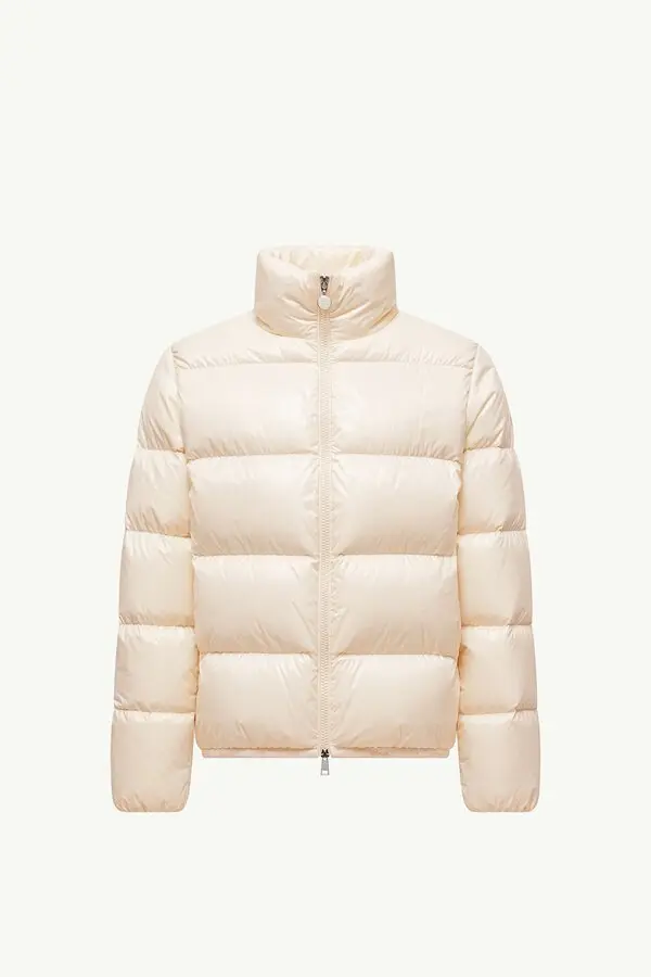Moncler Abbadia Short Down Jacket - White