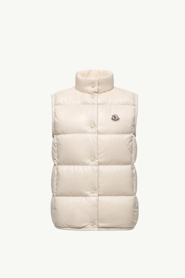 Moncler Badia Down Vest - White