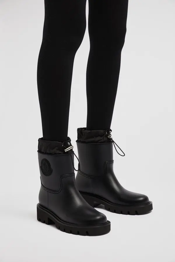 Moncler Kickstream Rain Boots - Black