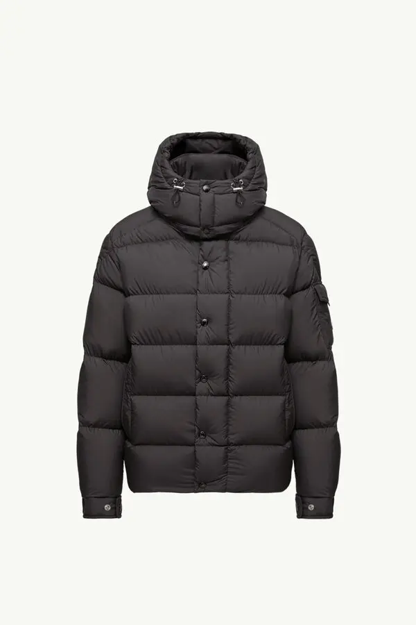 Moncler Maya 70 Hooded Short Down Jacket - Black