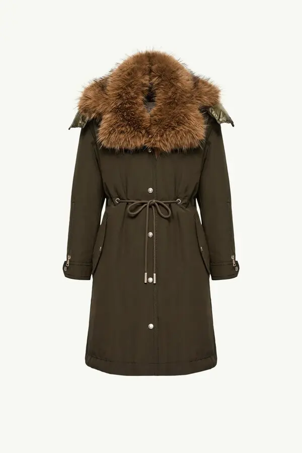 Moncler Halicte Long Down Parka