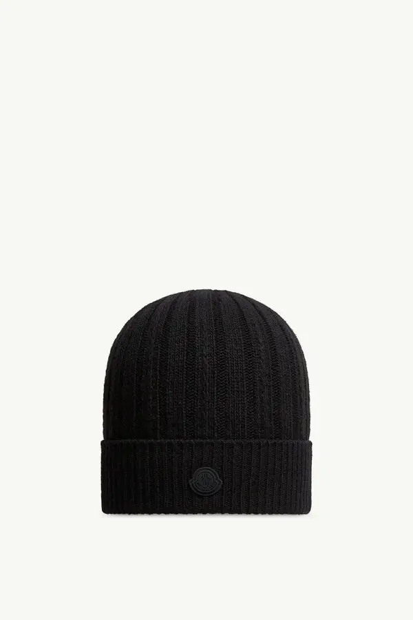 Moncler Rib-knit Wool Beanie