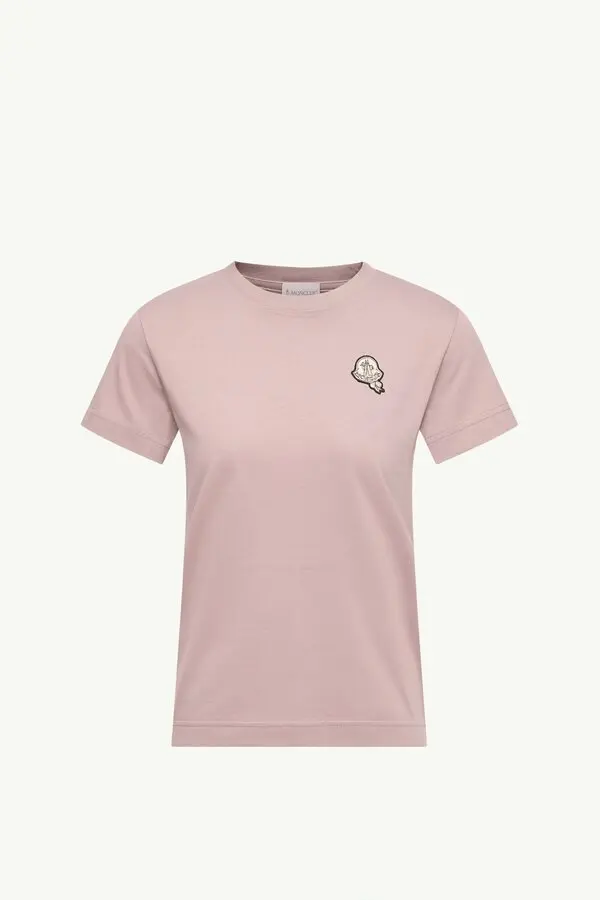 Moncler Logo Patch Cotton T-shirt