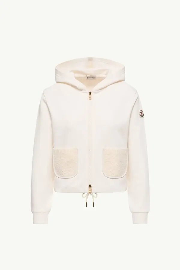 Moncler Cotton Blend Zip-up Sweatshirt