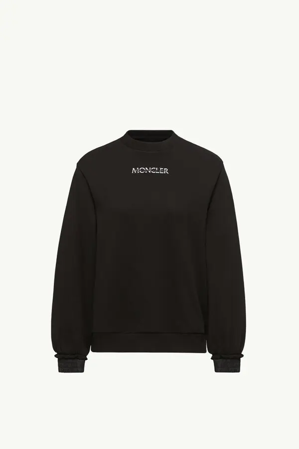 Moncler Cotton Fleece Logo Sweatshirt