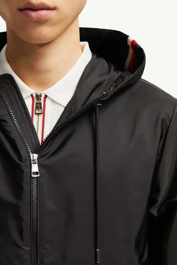 Moncler Grimpeurs Hooded Windbreaker - Black