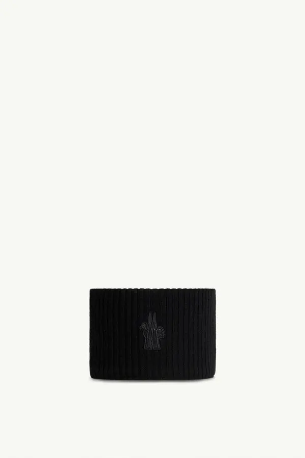Moncler Wool Headband - Black