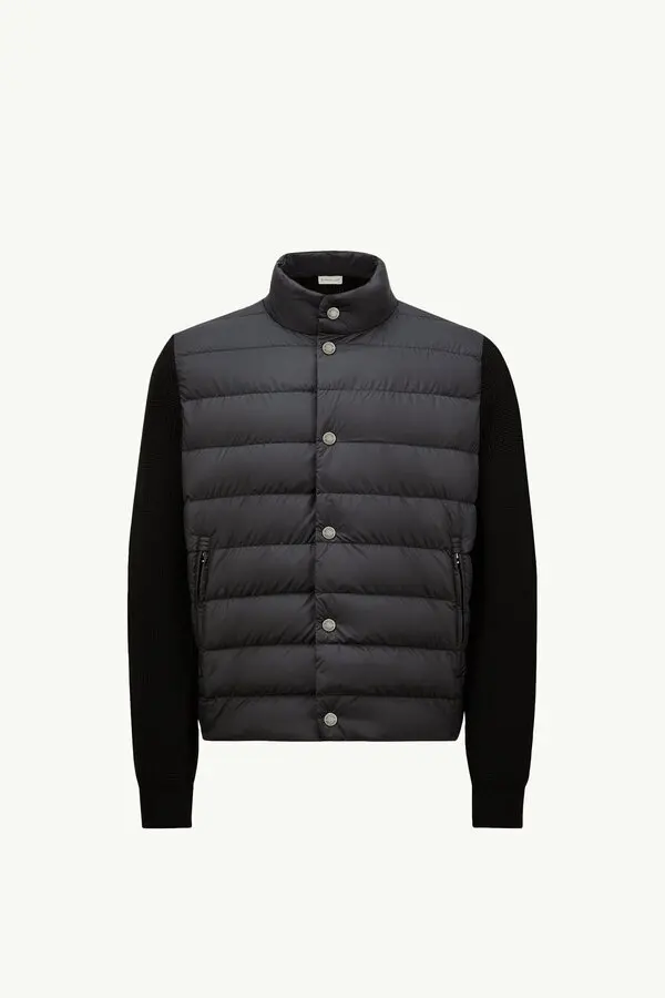 Moncler Padded Cotton Zip-up Cardigan