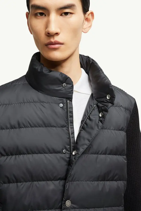 Moncler Padded Cotton Zip-up Cardigan