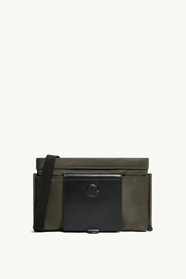 Moncler Kenton Drill Crossbody Bag - Green