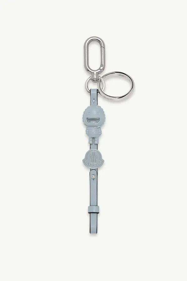 Moncler Mascotte Leather Key Holder
