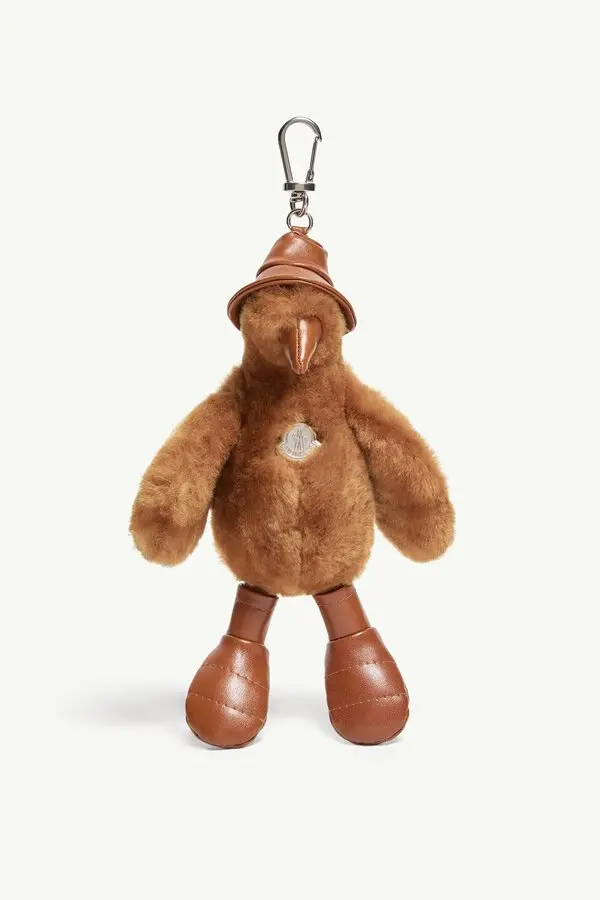 Moncler Duck-shaped Key Ring - Yellow