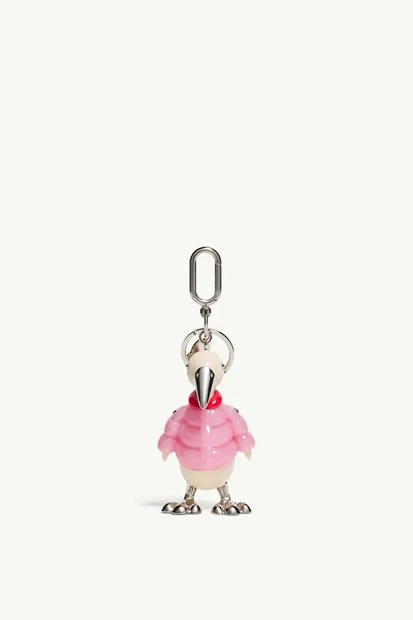 Moncler Duck Keychain - Pink