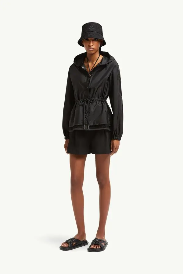 Moncler Rochebonne Hooded Taffeta Jacket