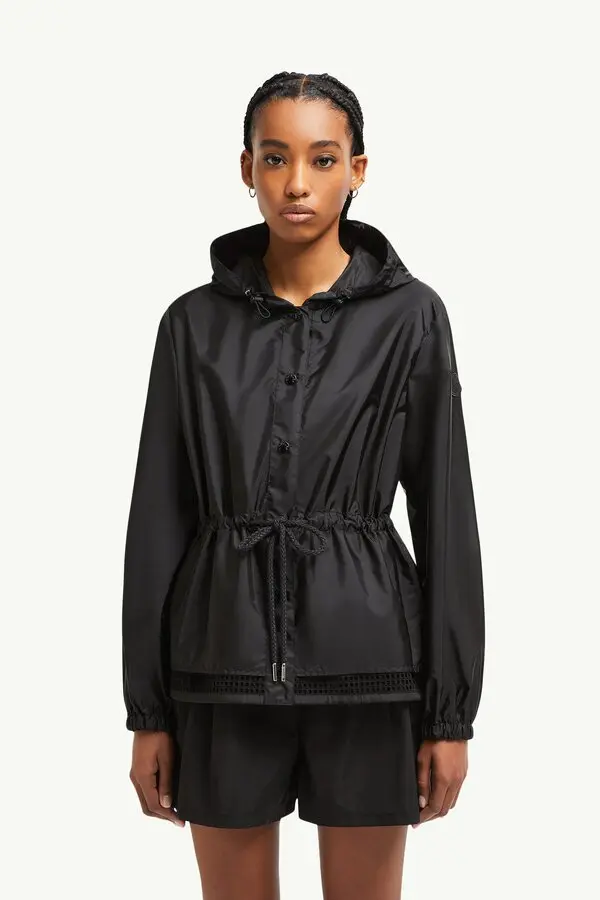 Moncler Rochebonne Hooded Taffeta Jacket