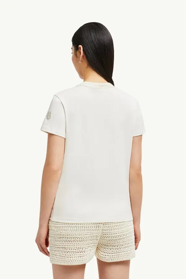 Moncler Crochet Accent Cotton T-shirt