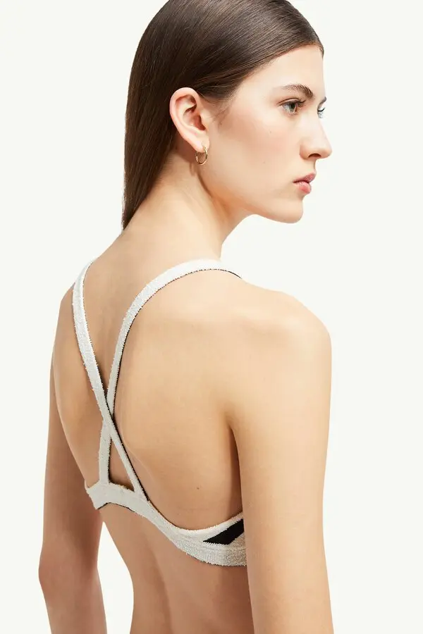 Moncler Striped Bouclé Two-piece Bikini