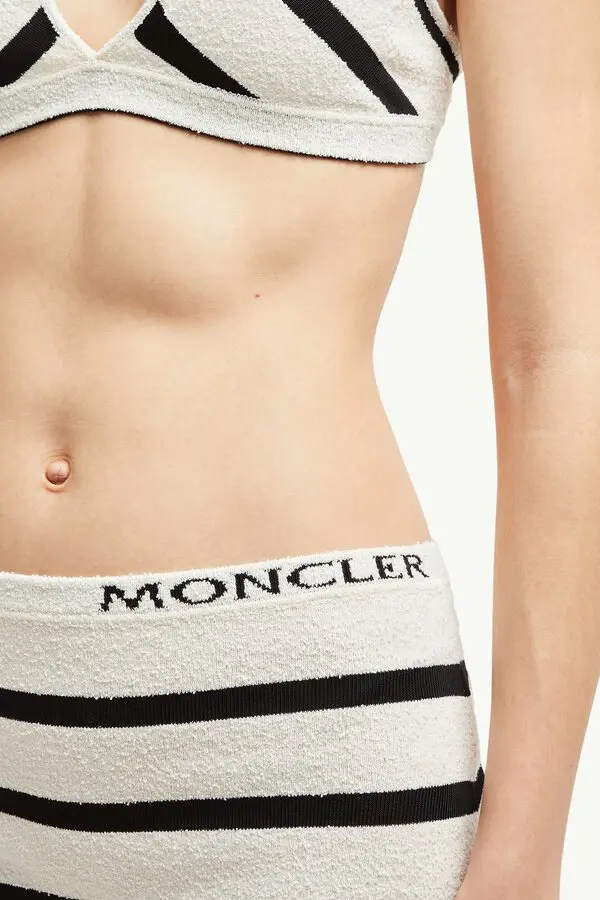 Moncler Striped Bouclé Two-piece Bikini