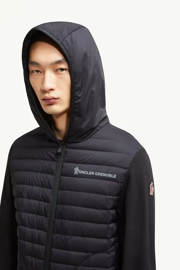 Moncler Padded Cotton Zip-up Hoodie